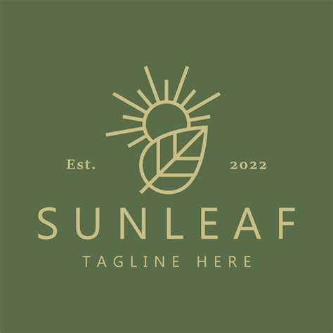 Leaf Sun Logo Images Free Download On Freepik