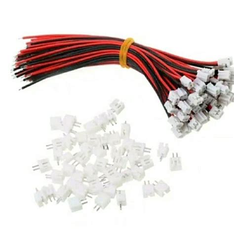 Jual KABEL KONEKTOR MINI MICRO SET 2PIN 100MM UNTUK RAKIT BATERAI MESIN CUKUR CORDLES Shopee