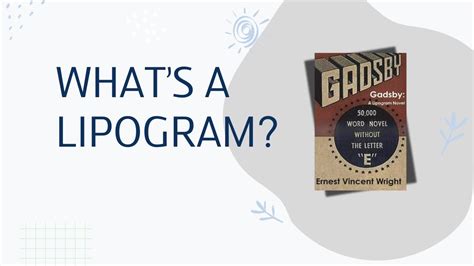 What Is A Lipogram Youtube