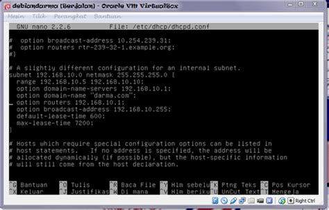 Konfigurasi Dhcp Server Debian 8 Information And Technology
