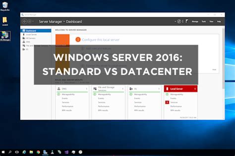 Windows Server 2016 Standard Vs Datacenter Bien Choisir Son Serveur D Impression Tutos