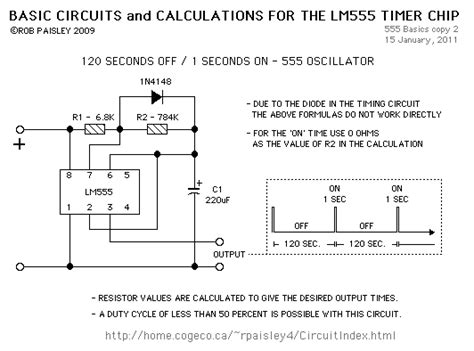 Basic Circuits For The LM555 Timer 2 Control Circuit Circuit Diagram SeekIC Com