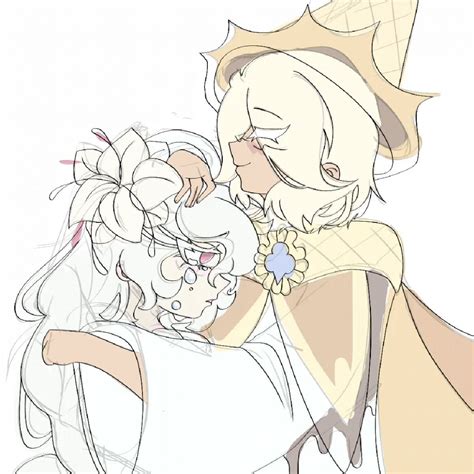 Pure Vanilla Cookie And White Lily Cookie From Cookie Run Cr