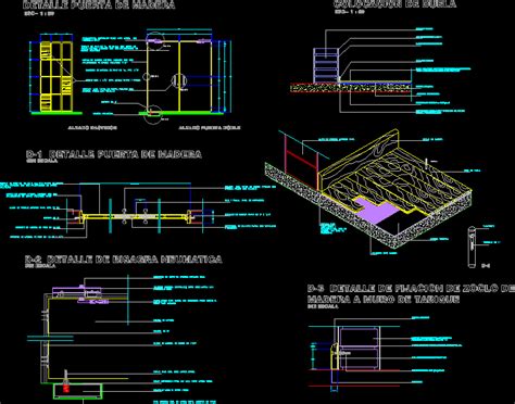 Door Detail Block Autocad Dwg 2 Cadsamplecom Autocad Door Detail