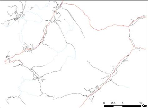 figure 1 from road network selection for small scale maps using an improved centrality based