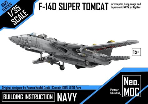 Lego Moc F 14d Super Tomcat By Neo Moc Rebrickable Build With Lego