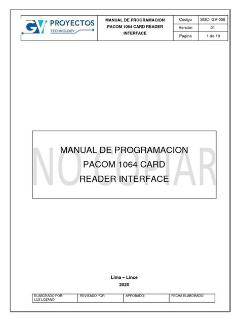 Manual De Programacion De Tarjeta Pacom 1064 Pdf Informática Software