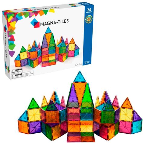 Customer Reviews Magna Tiles Classic 74 Piece Magnetic Construction