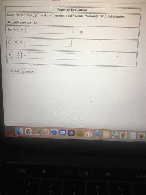 answered given the function f x 4x 3… bartleby