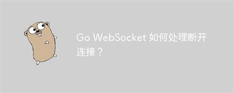How Does Go WebSocket Handle Disconnections Golang Php Cn