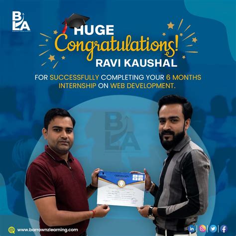 Barrownz Learning Academy On Linkedin Internship Webdevelopment