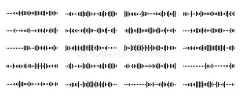 Dynamic Sound Wave Patterns Stock Illustration Illustration Of Visual Editing 375029909