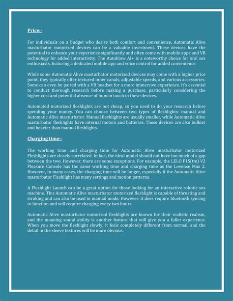 Ppt Automated Motorized Fleshlights Price Powerpoint Presentation