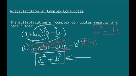 213 Multiplying Dividing Complex Numbers And Complex Conjugates Youtube