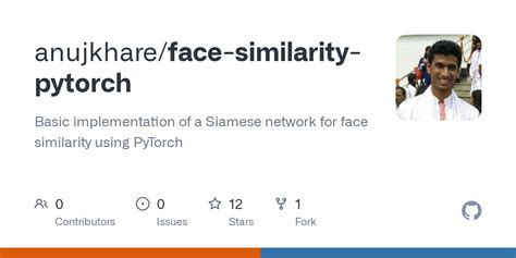 github anujkhare face similarity pytorch basic implementation of a siamese network for face