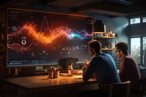 Premium Photo Data Scientists Analyzing Graphs