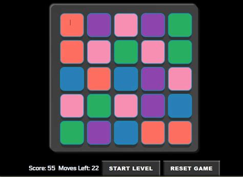 Match Color Game Using Html And Css In Vanillajs With Source Code