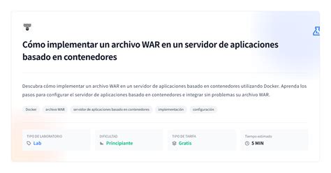 Cómo Implementar Un Archivo War En Un Servidor De Aplicaciones Basado