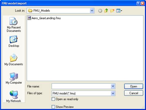 Importing Exporting A Model To An Fmu Format