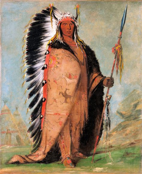 Z Black Rock A Sioux Chief By George Catlin Smithsonian American Art