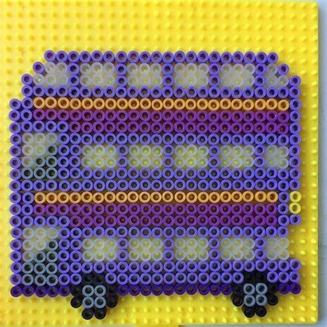 Night Bus Harry Potter Perler Beads Perler Bead Patterns Pearler Bead Patterns