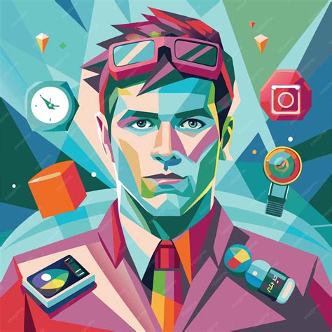 Premium Vector Technology Concept Flat Vector Style Illustration Featuring Wearable Device