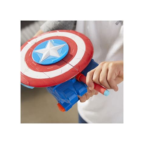 Hasbro Marvel Avengers Mech Strike Captain America Strikeshot Shield