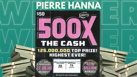 Miami Man Won A Million Dollars Playing Florida Lottery Scratch Off