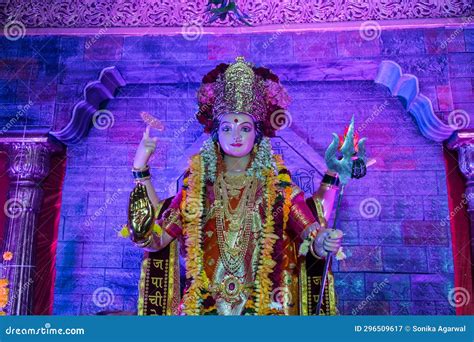 A Beautiful Idol Of Maa Durga Editorial Photography Image Of Close Deity 296509617