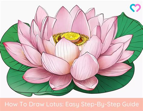 How To Draw A Lotus Flower Really Easy Drawing Tutorial How To Draw