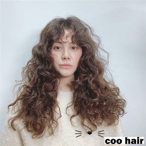 꼬불꼬불 예쁜펌의 존예다♡ 레이어드컷 히피펌 ♥ 얼굴이 조막만해 보여~얼굴소멸펌 여자긴머리 물결펌 빠글빠글펌 아줌마펌 No ☞ 내 얼굴형에 맞는 펌은