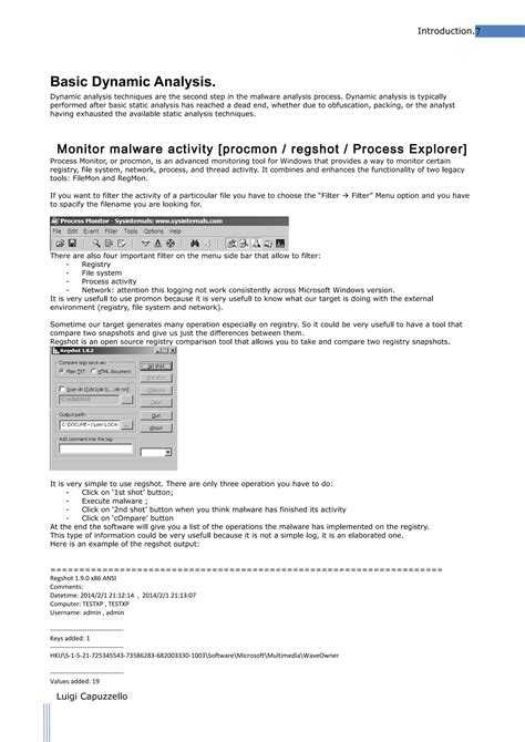Cutting Out Malware Doc