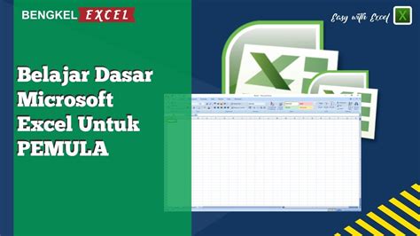 Belajar Dasar Microsoft Excel Untuk Pemula Youtube