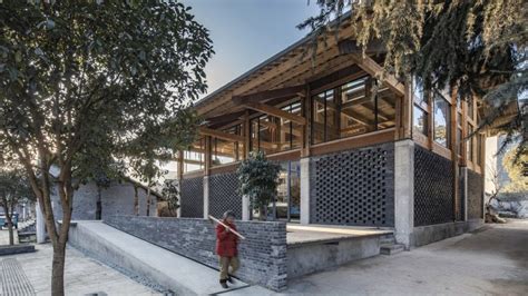 LUO Studio Incorporates Abandoned Concrete Foundations In New Centre