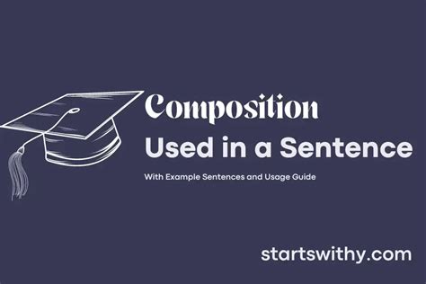 Composition In A Sentence Examples 21 Ways To Use Composition Composition In A Sentence Examples 21 Ways To Use Composition