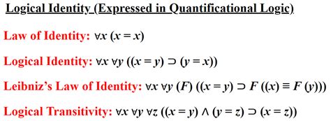 The Basics Of Logical Identity Firstly We Can Say That Logical By