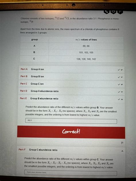 [chemistry] combinatorics with isotopes i don t understand why part e