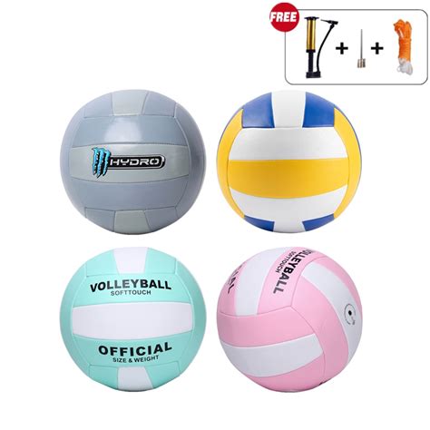 Soft Touch Volleyball Ball Official Size 5 Indoor Outdoor Gym Beach