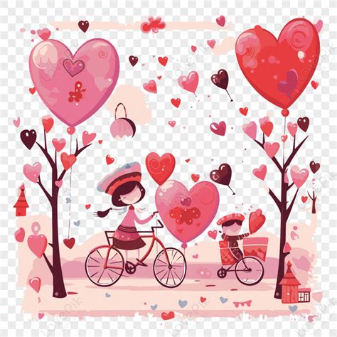 발렌타인 배경 벡터상표클립 아트만화