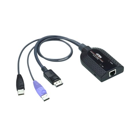 Usb Displayport Virtual Media Kvm Adapter Cable Support Smart Card