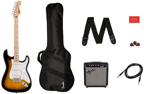 Электрическая гитара Fender Sonic Stratocaster Pack Maple Fingerboard ...