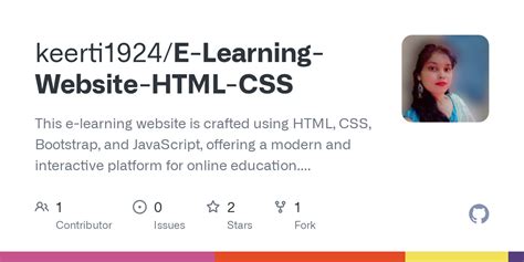 Github Keerti E Learning Website Html Css This E Learning Website Is Crafted Using Html