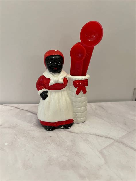 Vintage Aunt Jemima Measuring Spoon Holder Etsy