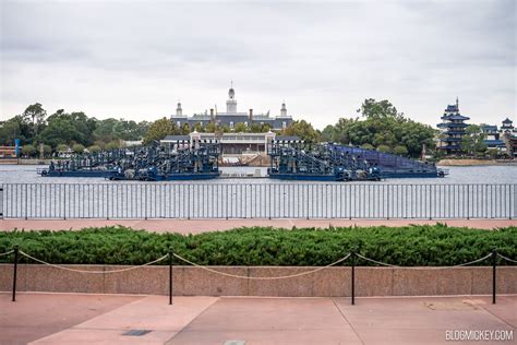 New Luminous Barges Arrive At Epcot With Subtle Reflection Of Earth Pattern