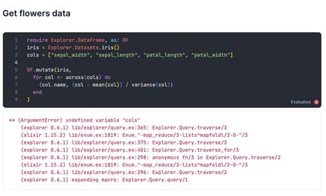 undefined variable in across explorer dataframe questions help