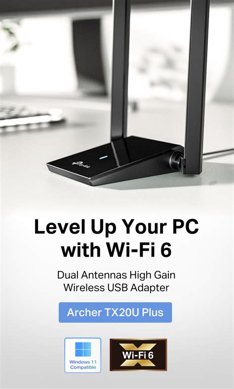 Tp Link Dual Antennas Wireless Usb Adapter Archer Tx U Plus Ax Archer Tx Uh Archer