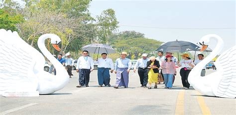 နေပြည်တော်လမ်းလျှောက်သင်္ကြန်အတွက် ကြိုတင်ပြင်ဆင်ဆောင်ရွက်နေမှု အခ
