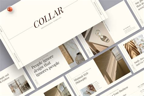 Эстетический минималистский шаблон Powerpoint Шаблоны презентаций Включая эстетика и