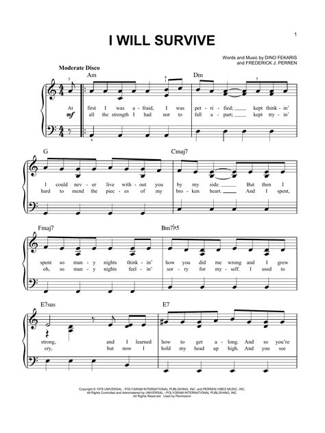 I Will Survive コード I Will Survive Gloria Gaynor Mckx