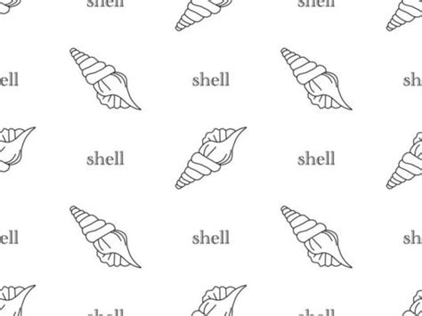 Shell Seamless Pattern Vector Art Icons And Graphics For Free Download